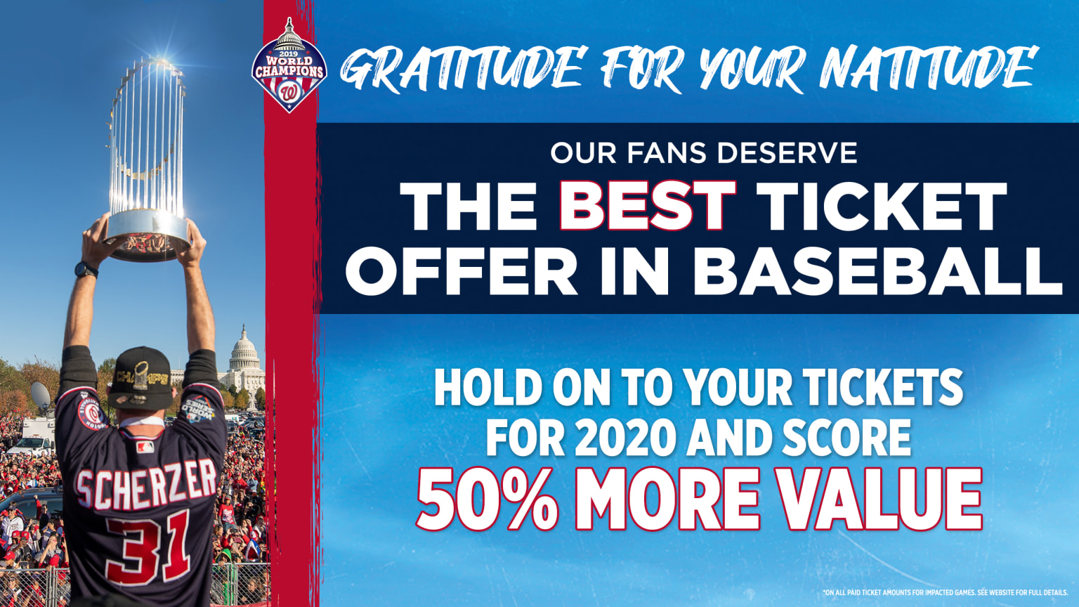Nationals finally unveil ticket refund, rollover offers | SportBusiness